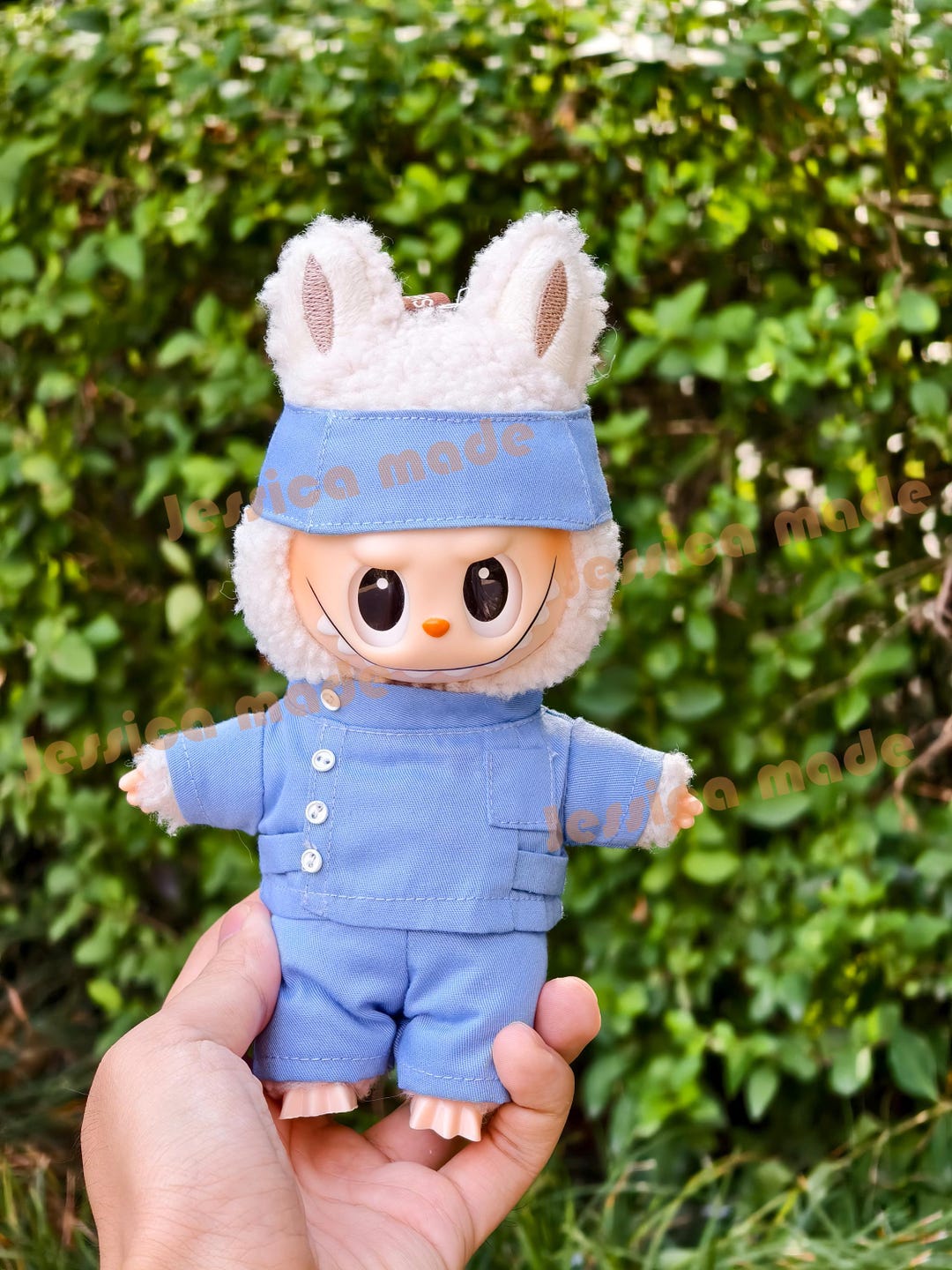 17cm Labubu Nurse Outfit Labubu Uniform Outfit Handmade Clothes for ...