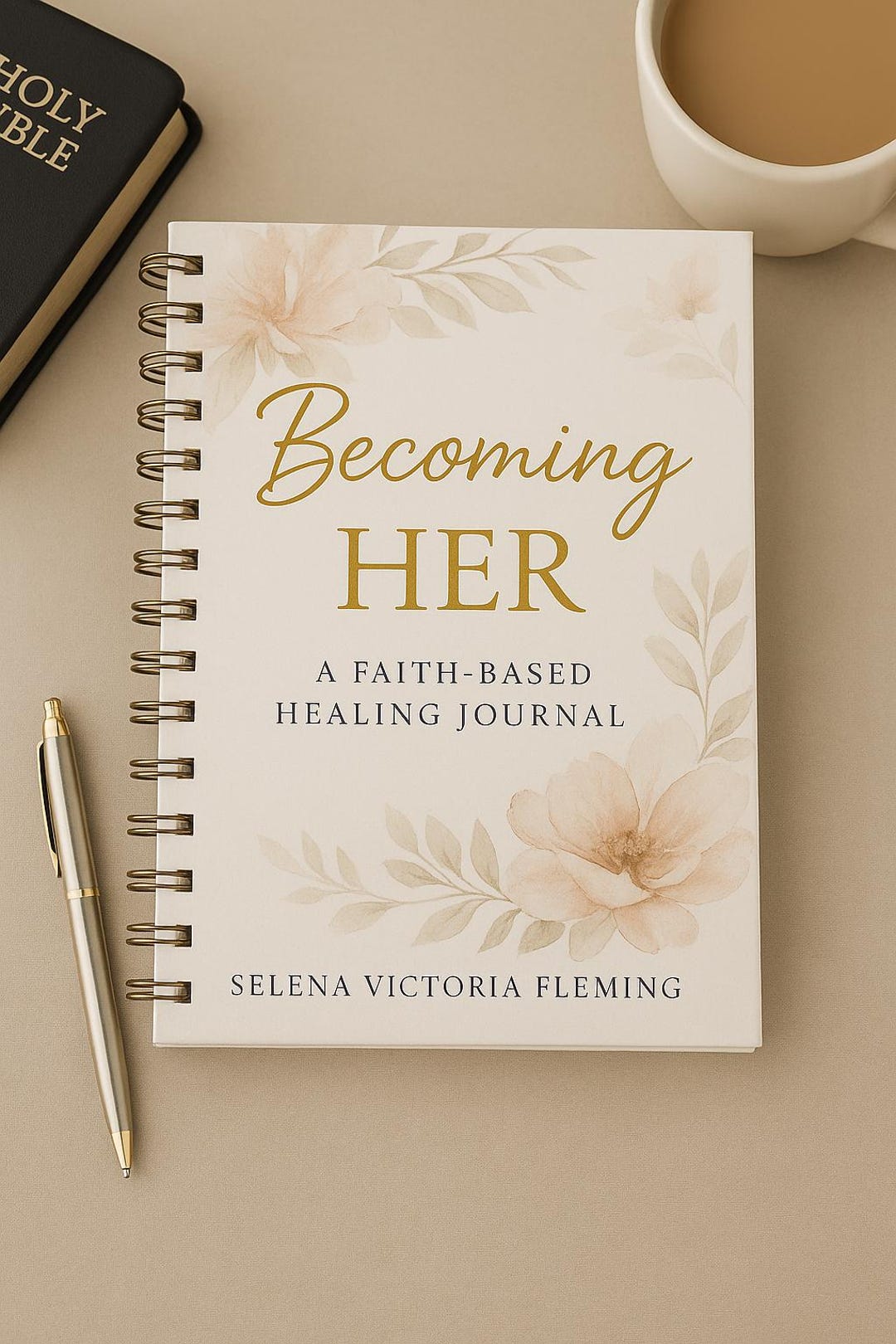 Becoming HER Printable Journal | Faith-based Self-worth & Healing ...
