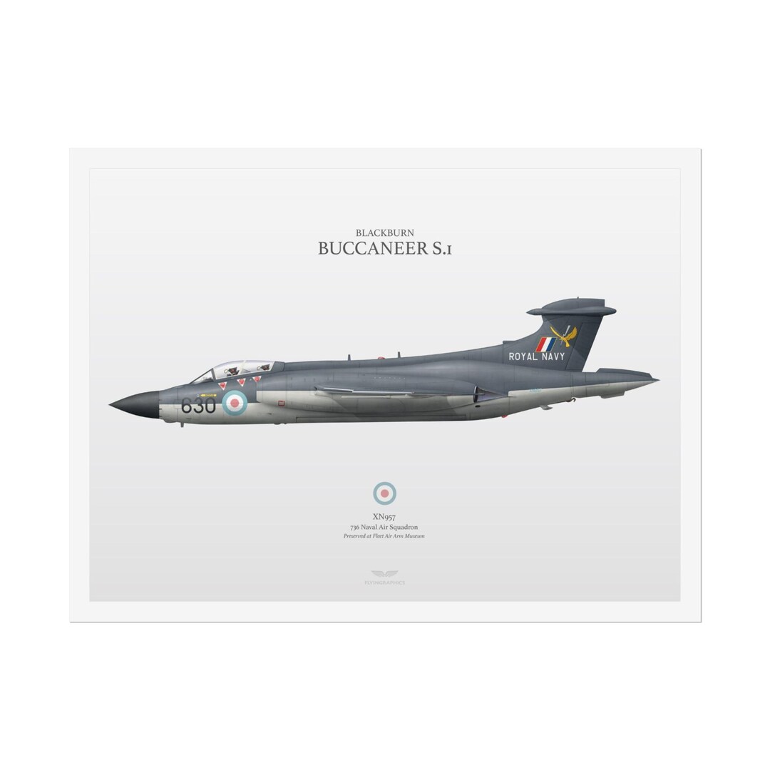 Blackburn Buccaneer S.1 - Rolled Poster - Etsy