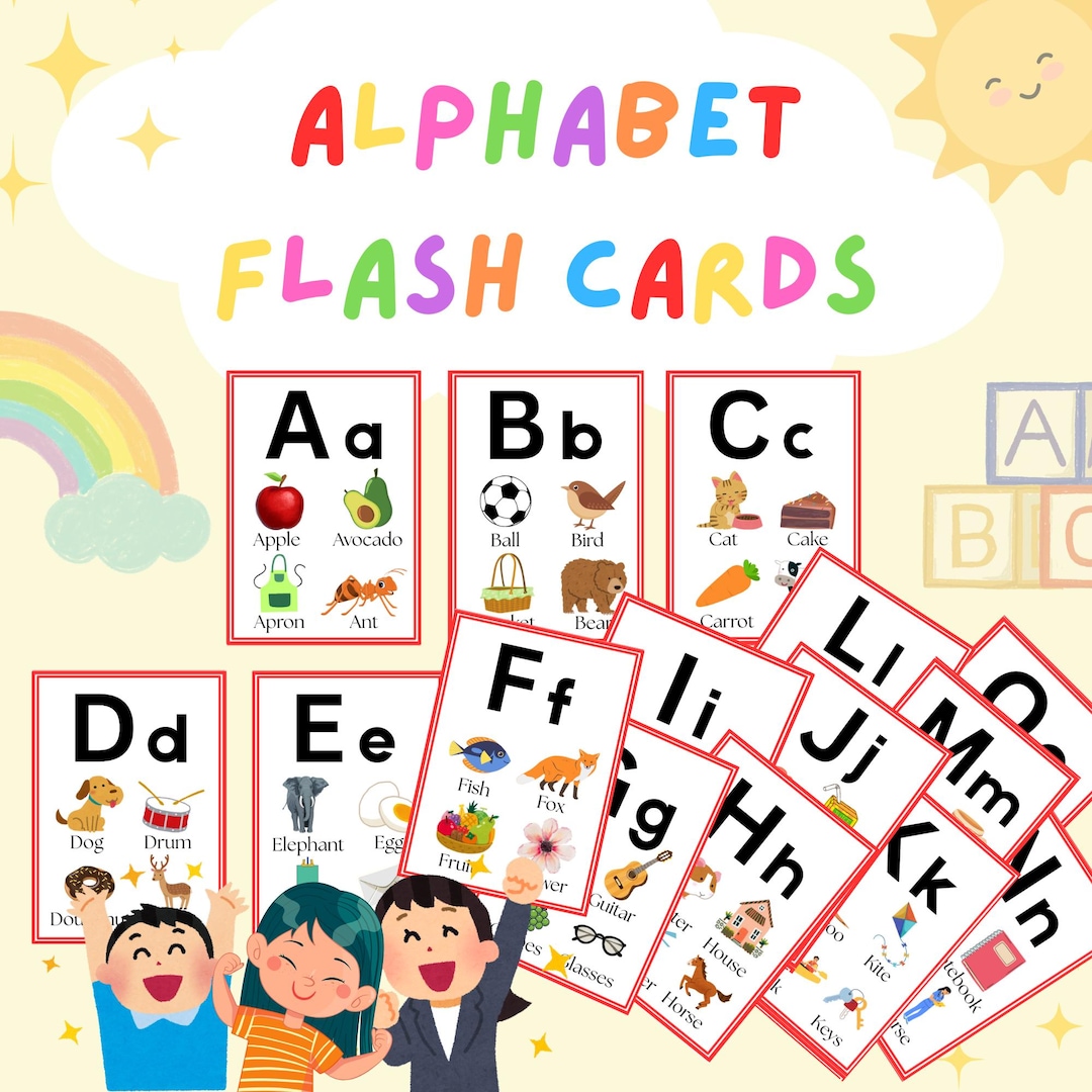 Alphabet Flash Cards | Learning the Alphabet | Classroom Learning ...