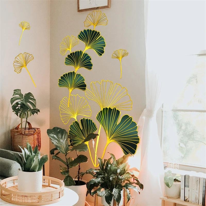 Ginkgo Leaf Wall Decals - Etsy