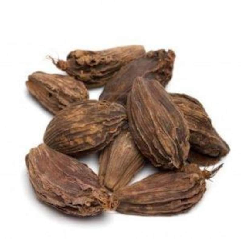 Organic Chinese Black Cardamom Pods Kororima, Cao Guo, Tsao-ko, Amomum ...