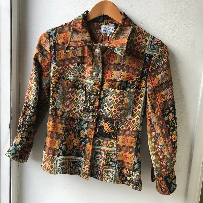 Tapestry Jacket - Etsy UK