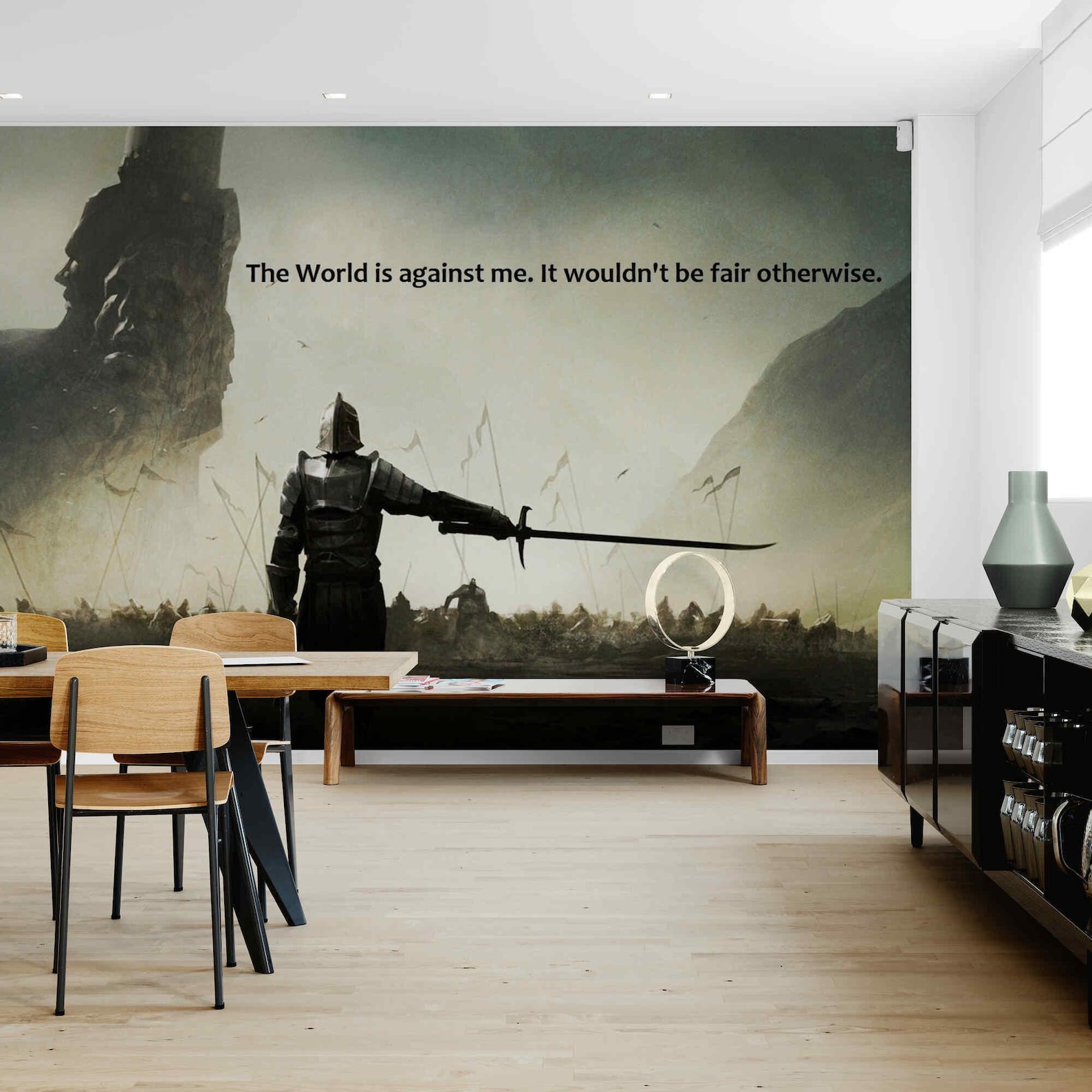 Epic Warrior Battle Mural – Peel and Stick Gaming Wallpaper - Etsy