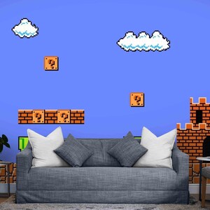 Retro Game Cover Wallpaper Mural, Peel and Stick - Etsy