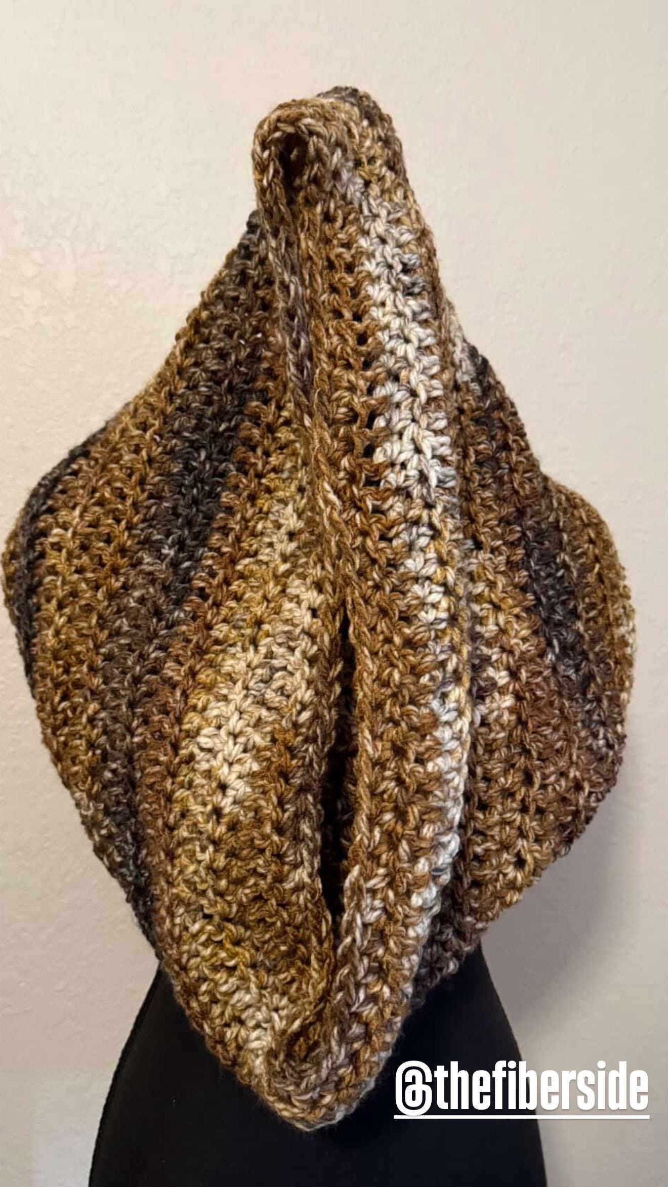 Wednesday-inspired Hooded Cowl Crochet Pattern | Beginner-friendly ...