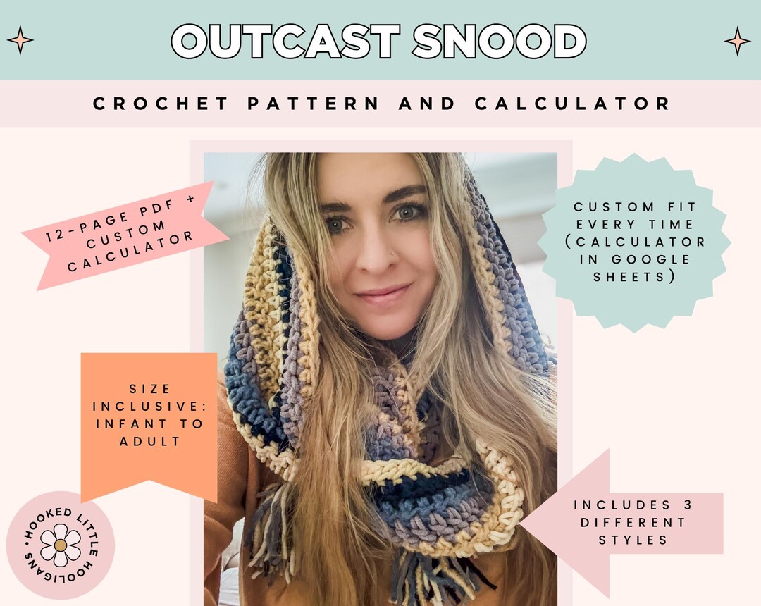 Wednesday-inspired Hooded Cowl Crochet Pattern | Beginner-friendly ...