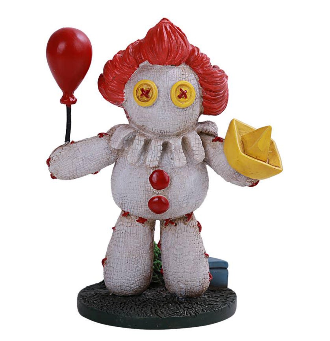 Pinheads Voodoo Style Button Eyes Penny the Wise Clown Cold Cast Resin ...
