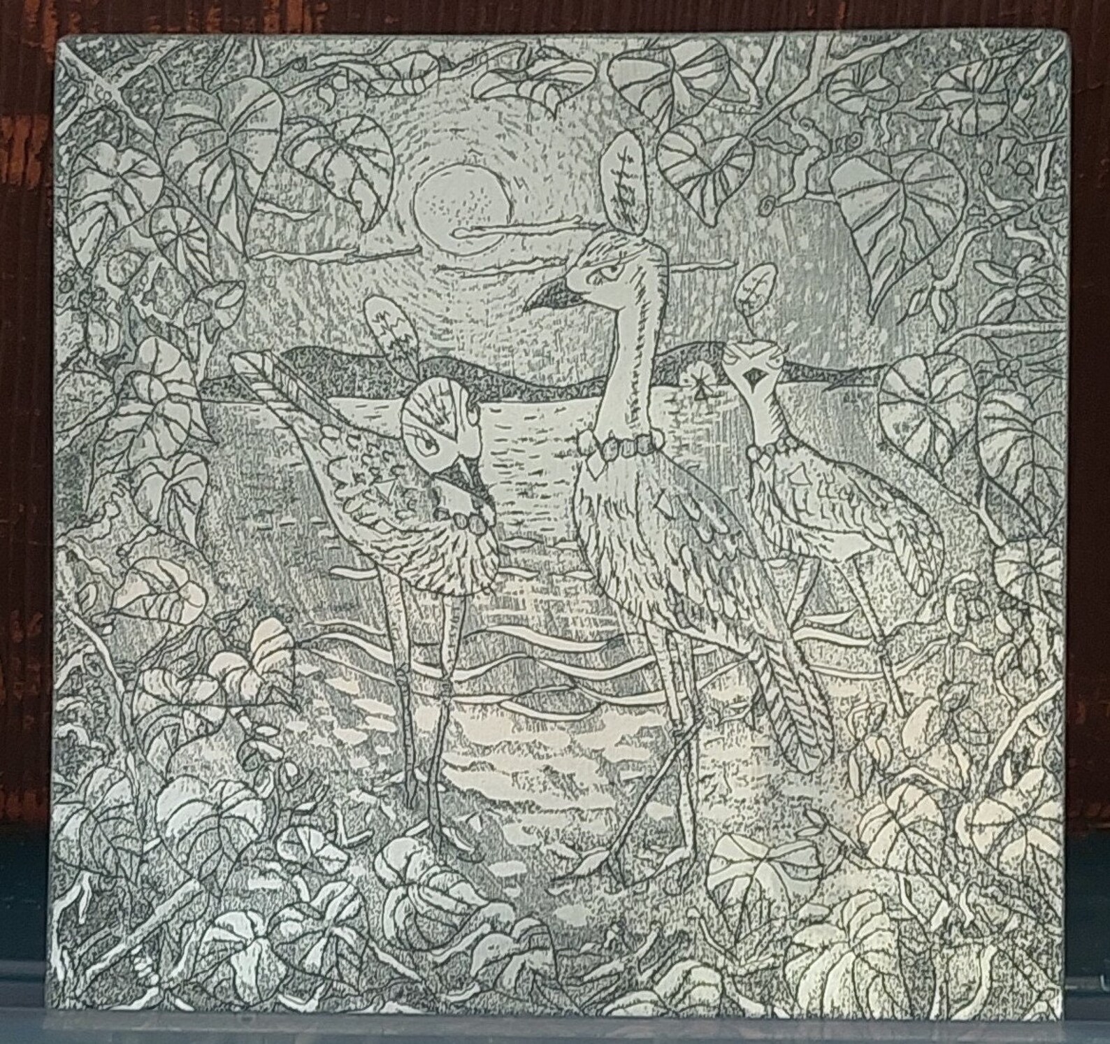 Curlew Print, Original Intaglio Etching , Hand Modified Prints ...