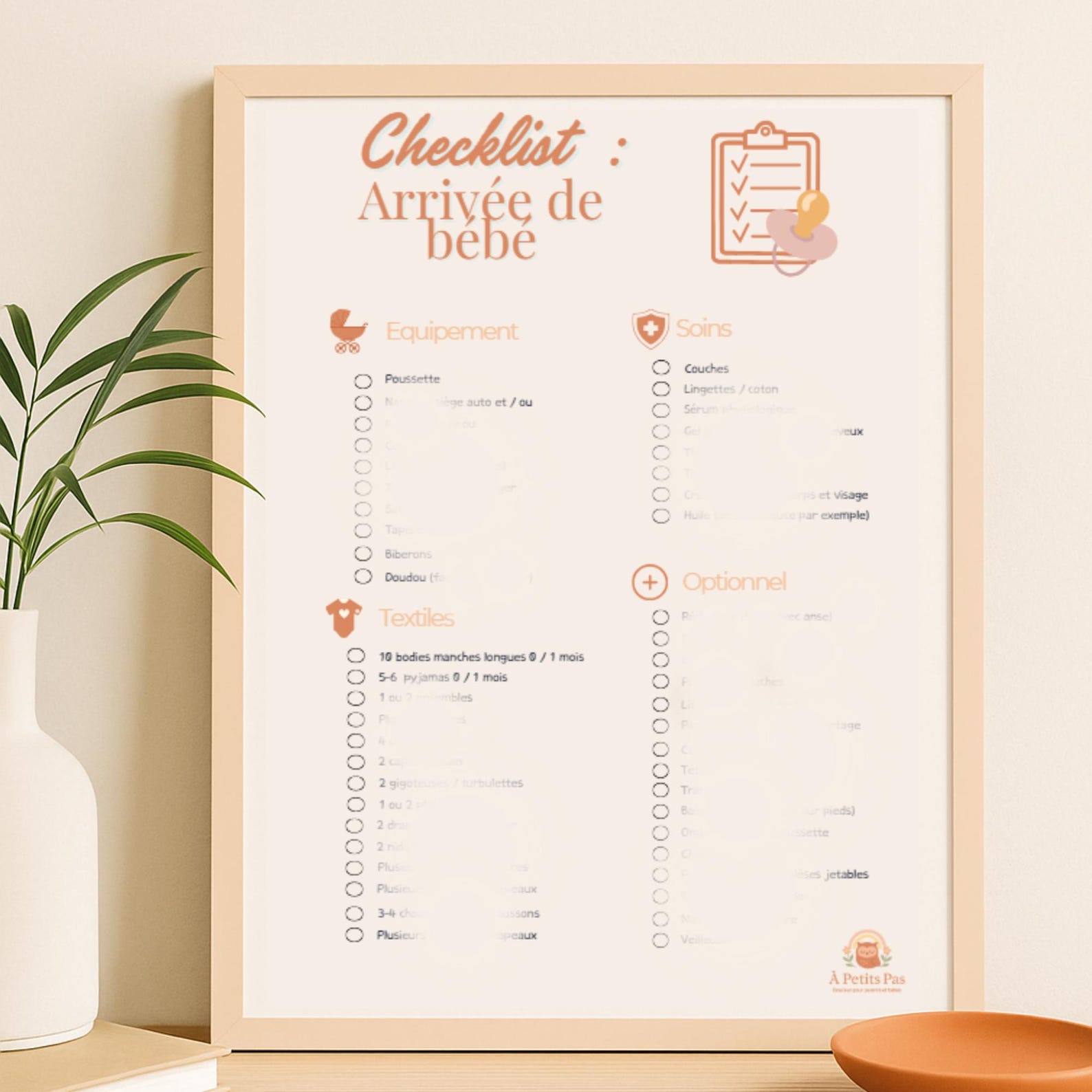 Printable Baby Arrival Checklist – Complete PDF List | Gear, Care ...