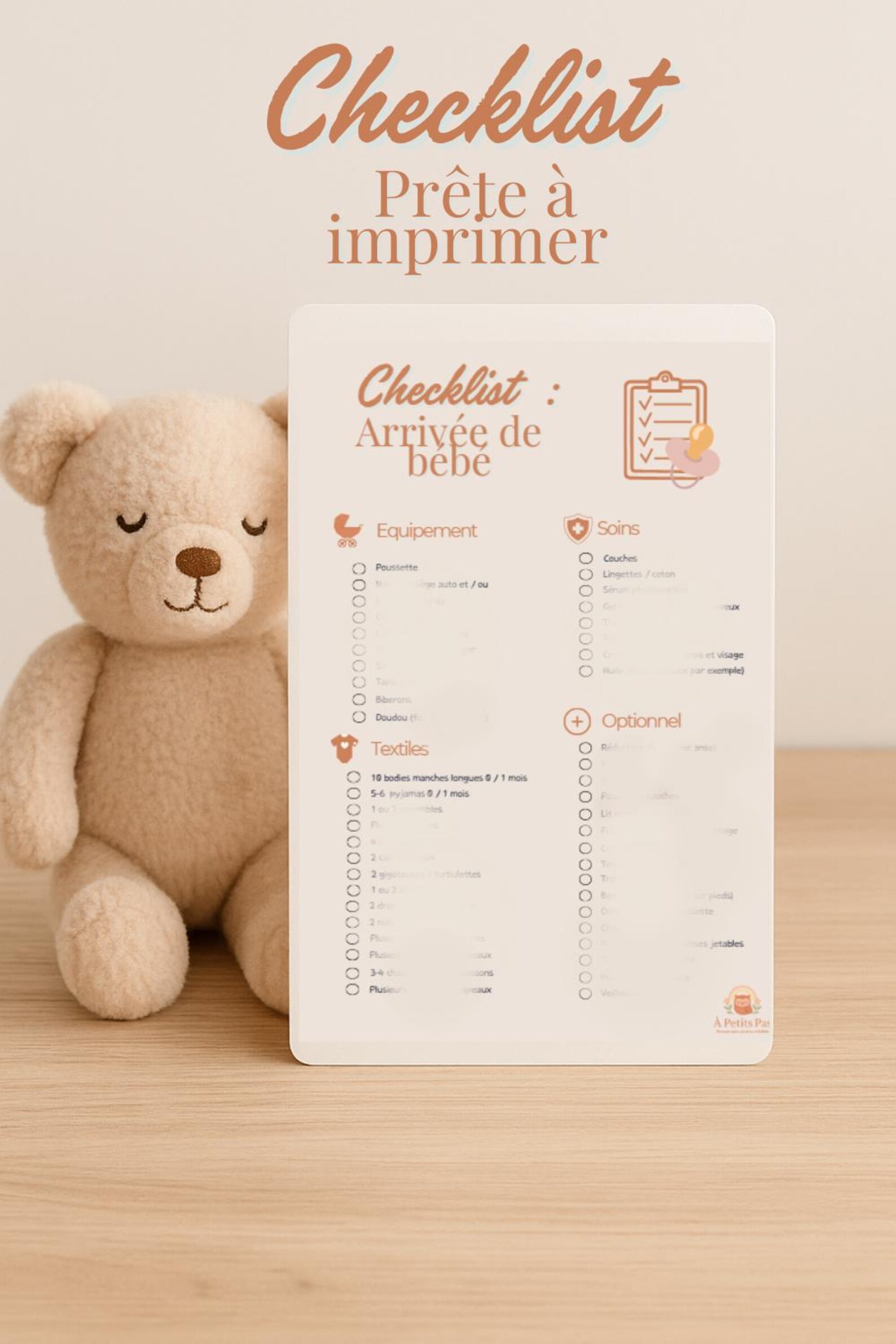 Printable Baby Arrival Checklist – Complete PDF List | Gear, Care ...