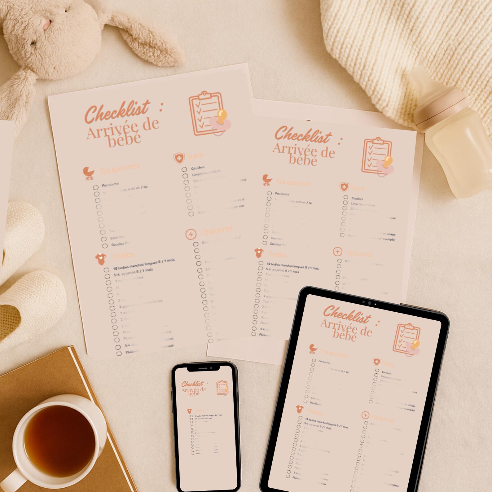 Printable Baby Arrival Checklist – Complete PDF List | Gear, Care ...