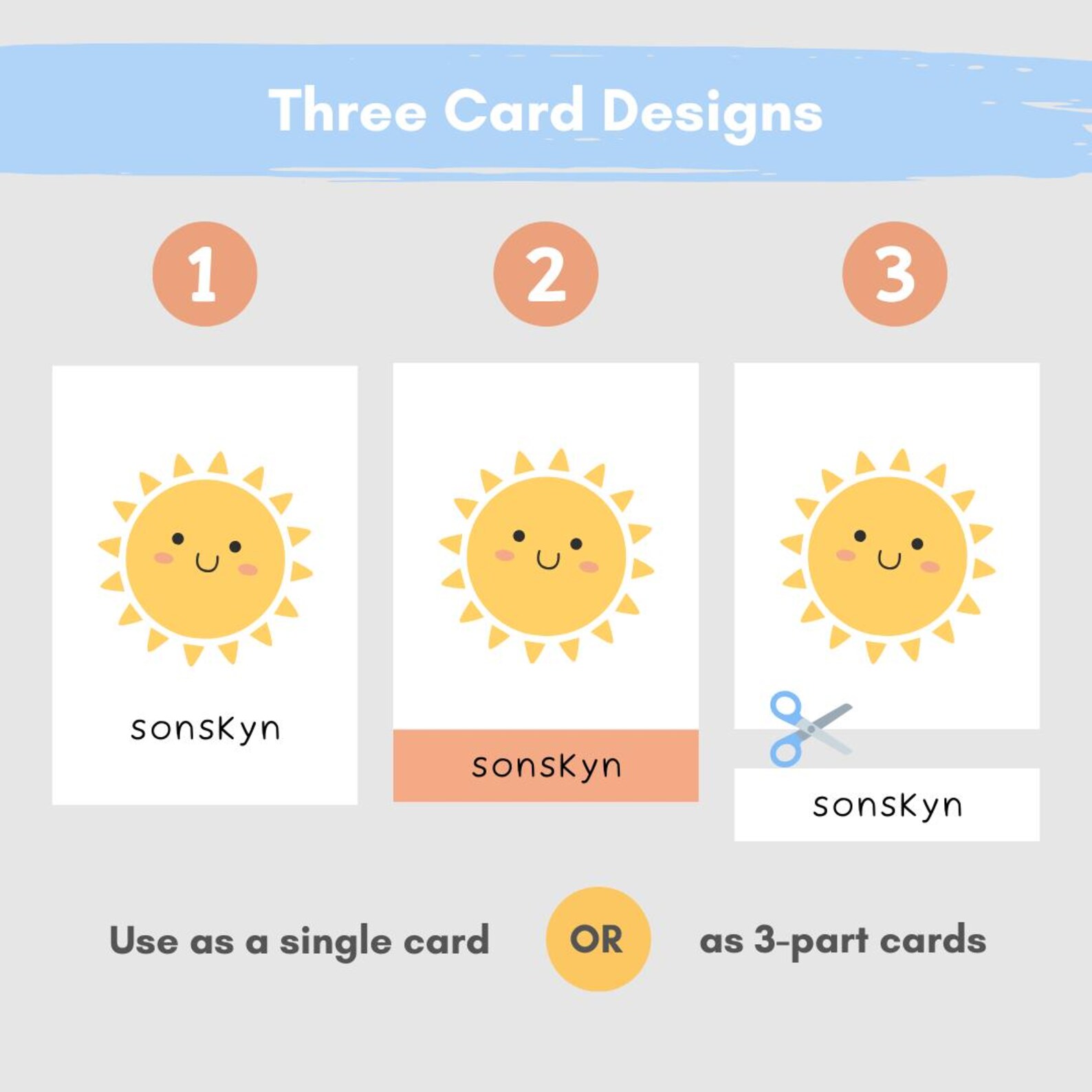 Afrikaans Weather Flashcards: Printable Learning Cards for Toddlers ...