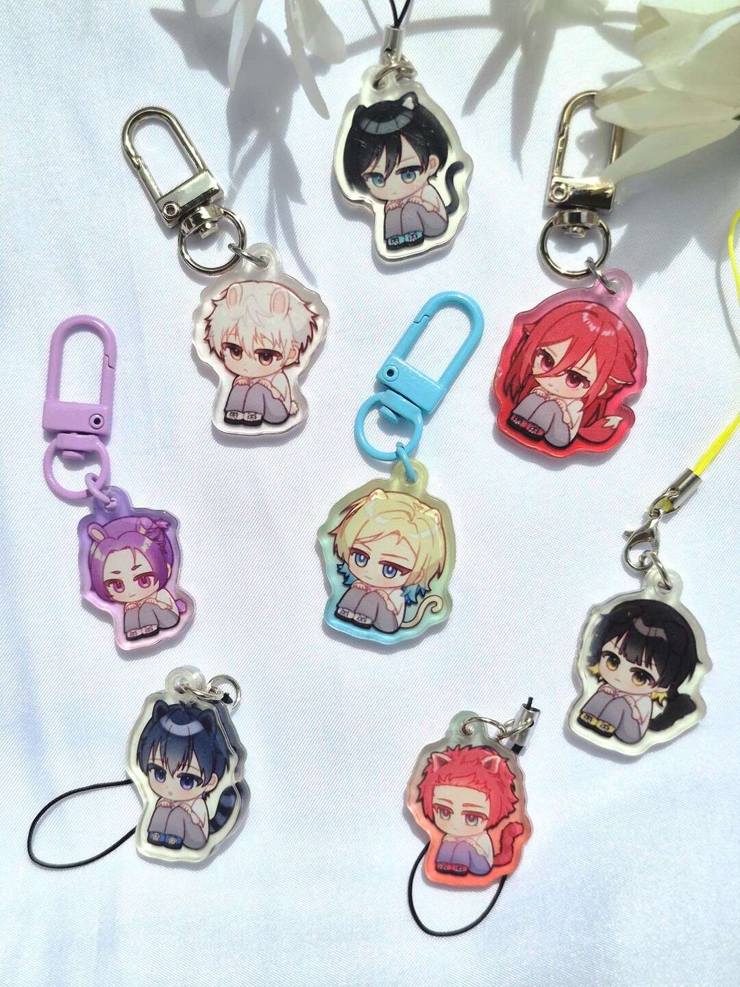 Blue Lock Keychains Phone Charms - Kaiser Nagi Isagi Rin Bachira Reo ...