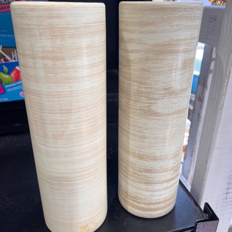 Tall Ivory Ceramic Vase - Etsy