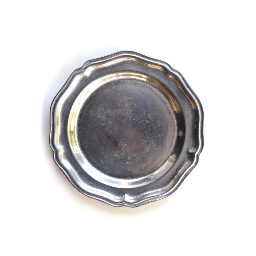 Wilton Armetale Bread and Butter Plate 7" Queen Anne Small Metal Plate ...