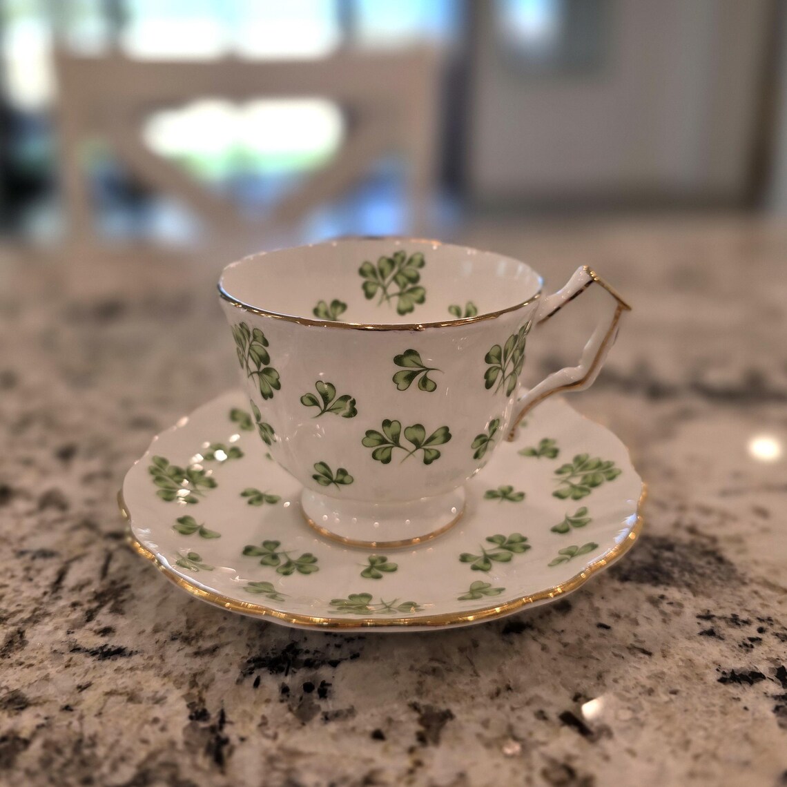 Vintage Teacup and Saucer Aynsley England Fine English Bone China ...