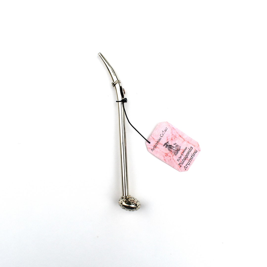 Vintage Bombilla Drinking Straw Spoon Artesanias Coihue Patagonia ...