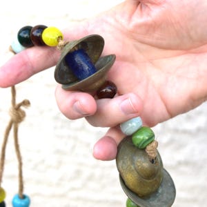 Vintage Boho Ceiling Hanging Cymbals Chimes Vertical Garland Home Patio ...