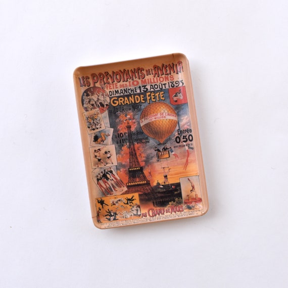 Vintage Small Serving Tray French Poster Circus Ad Paris - Etsy