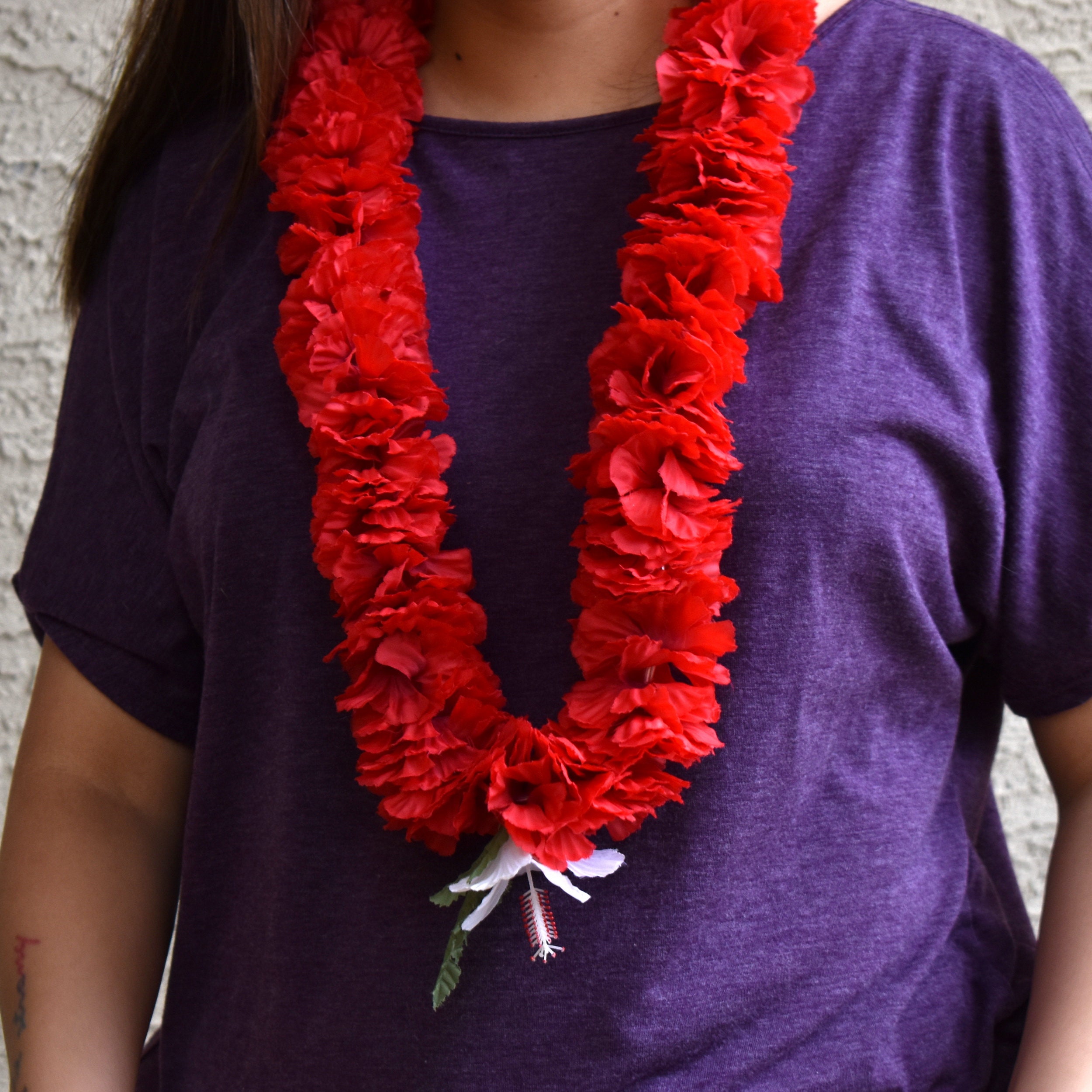 Vintage Hawaiian Flower Lei Garland Necklace Hawaii Welcome Gesture ...