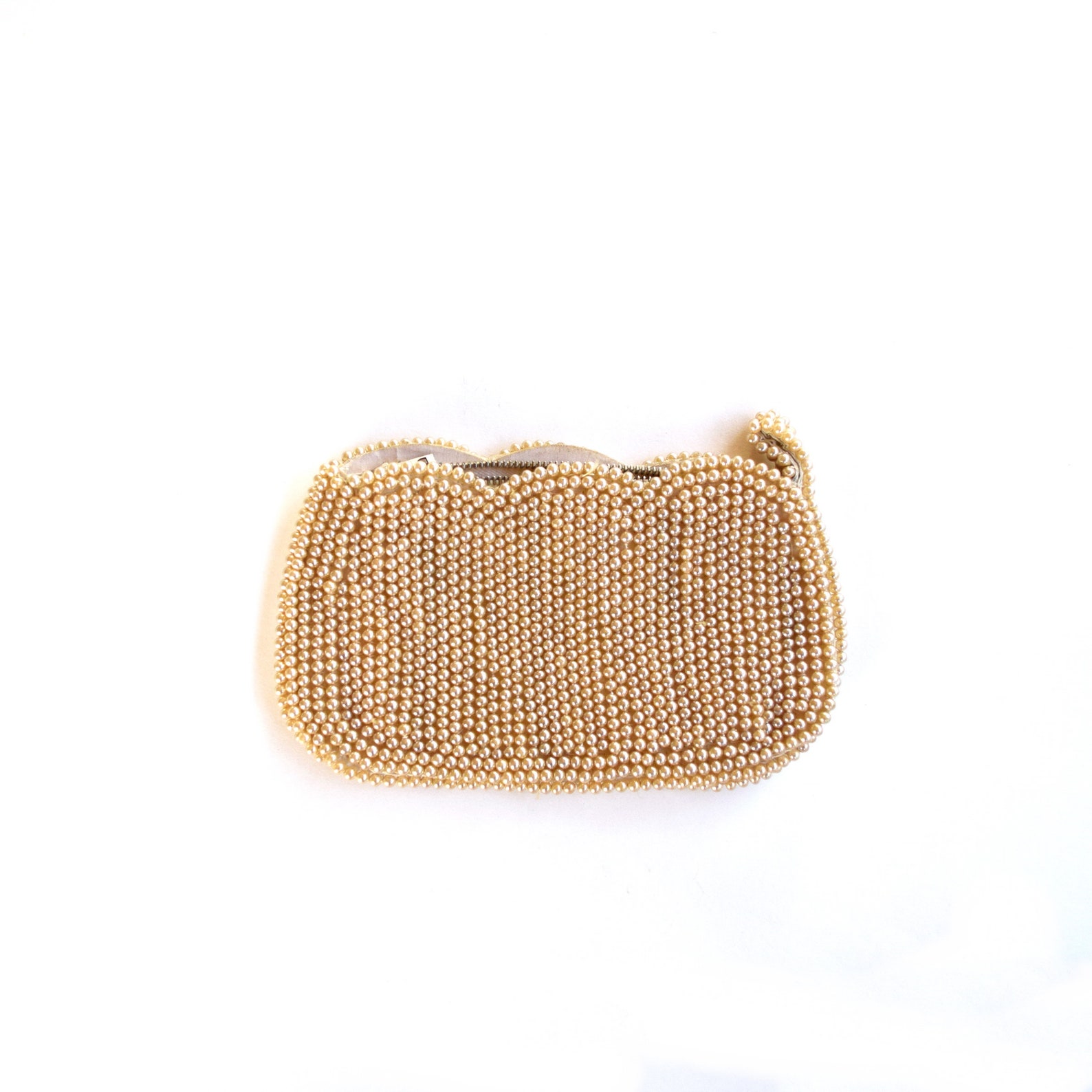 Small Vintage Purse Miranda Japan Ivory Faux Pearls Evening Hand Bag ...
