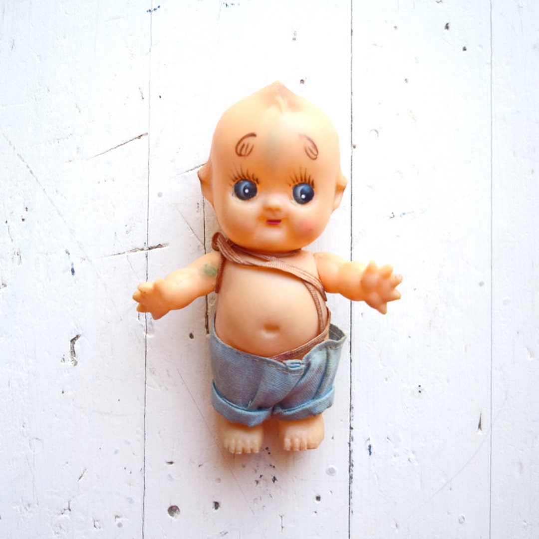 Vintage Doll Kewtie Kewpie Doll Japan Antique Angel Doll Collectible ...