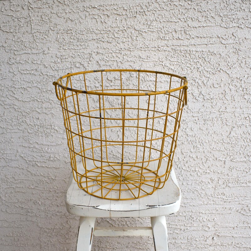 Rustic Wire Basket - Etsy