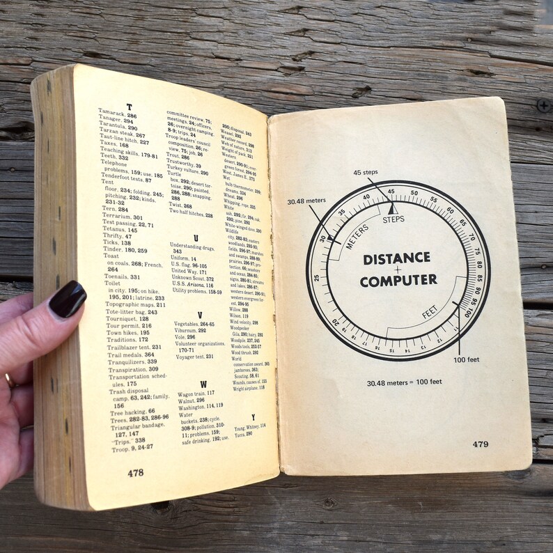 Vintage Scout Handbook 1970s Illustrated 8th Edition Boy Scouts of ...