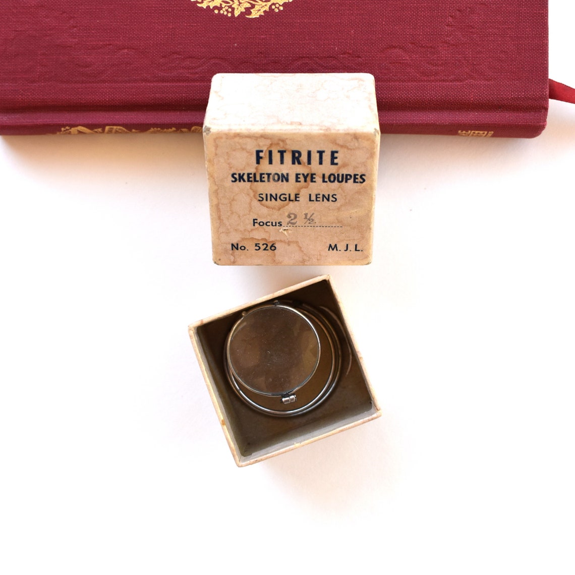 Vintage Magnifier Loupe With a Stand Compact Fitrite Skeleton - Etsy