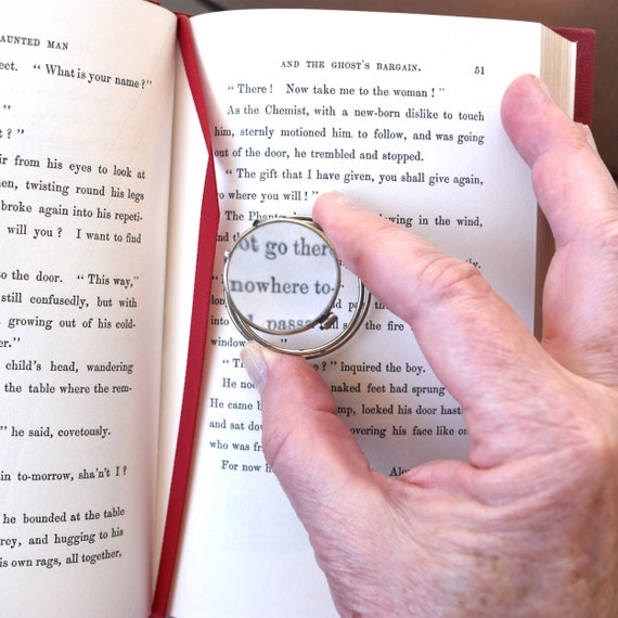 Vintage Magnifier Loupe With a Stand Compact Fitrite Skeleton - Etsy