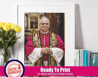 Pope John Paul Ii Pope Leo Xiv Glossy Poster Picture Photo Print Banner ...