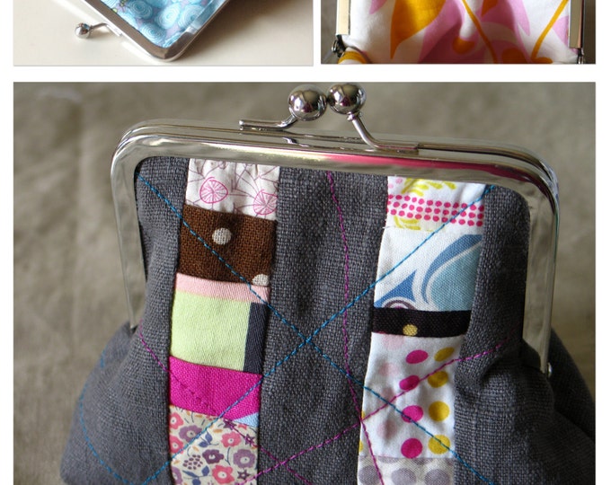 Coin Frame Purse Pattern, Pdf Sewing Pattern for Metal Frame Pouch ...