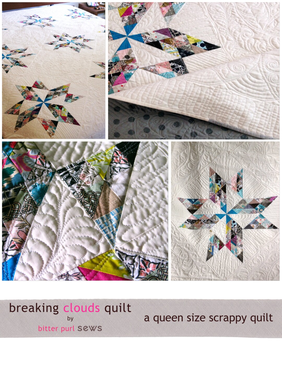 Breaking Clouds Quilt Pattern PDF - Etsy