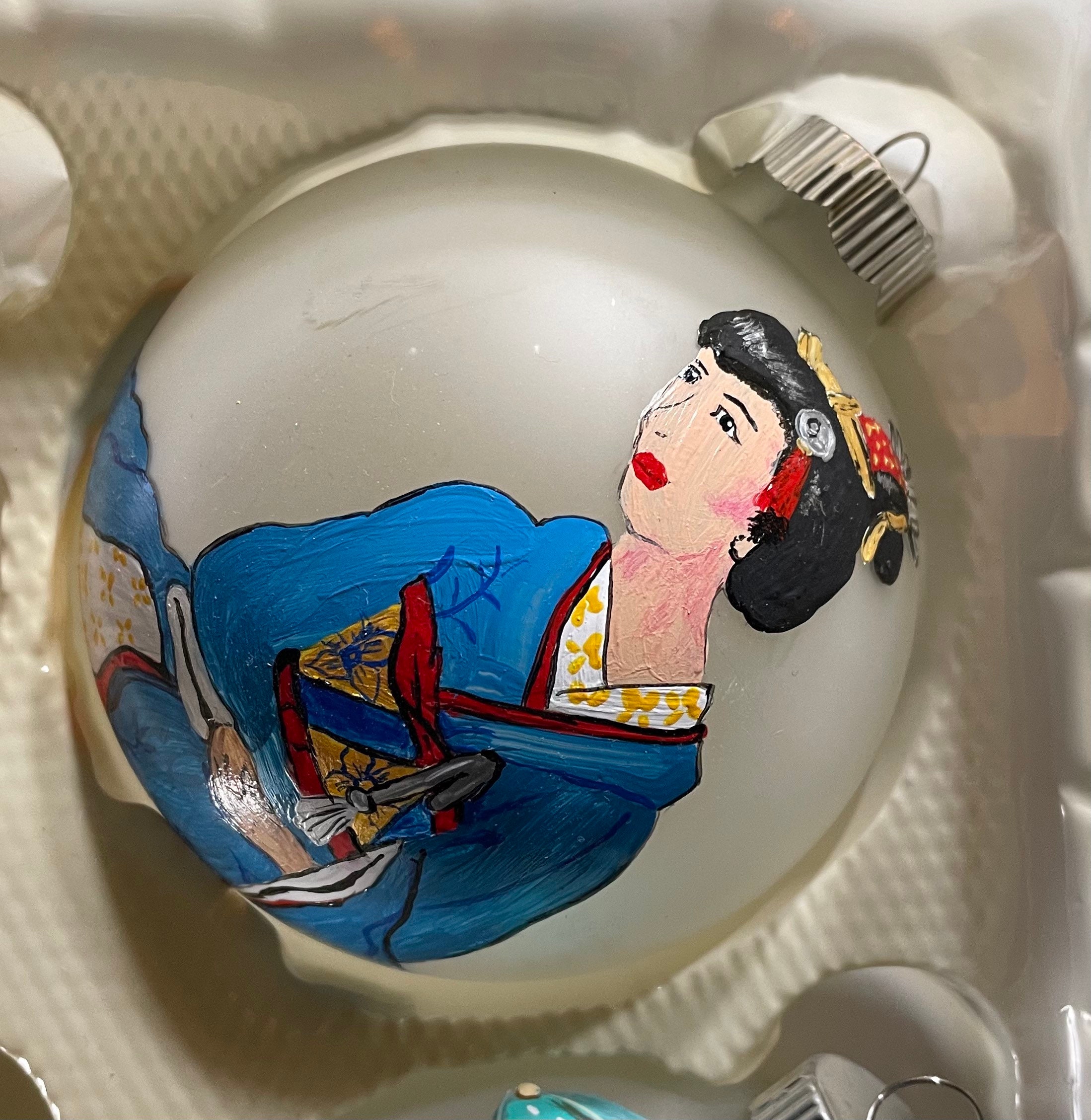 Geisha Christmas Ornaments - Etsy