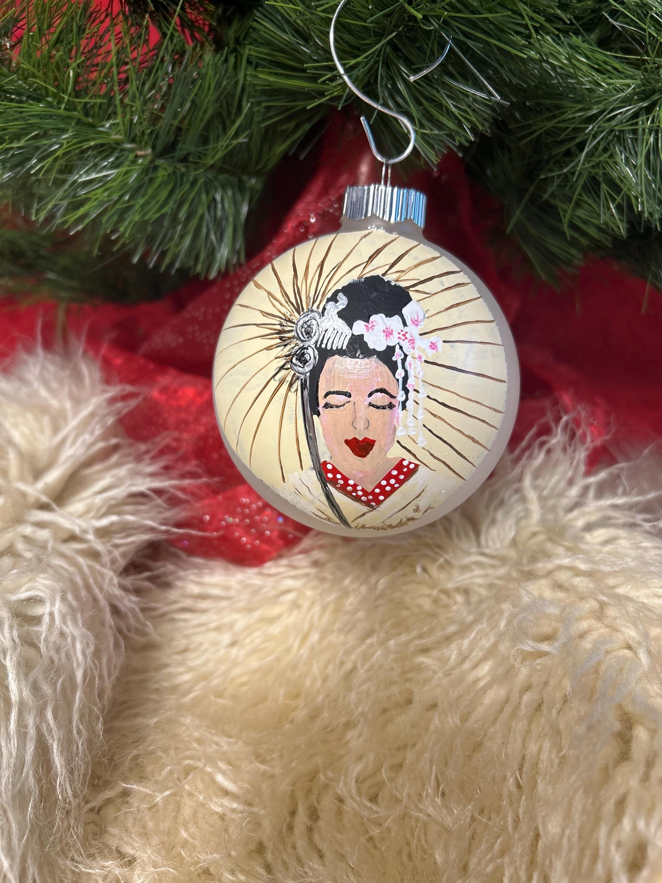 Geisha Christmas Ornaments - Etsy