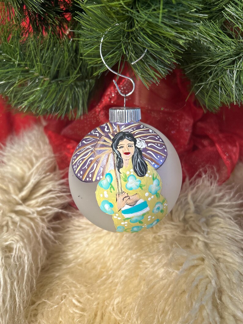 Geisha Christmas Ornaments - Etsy