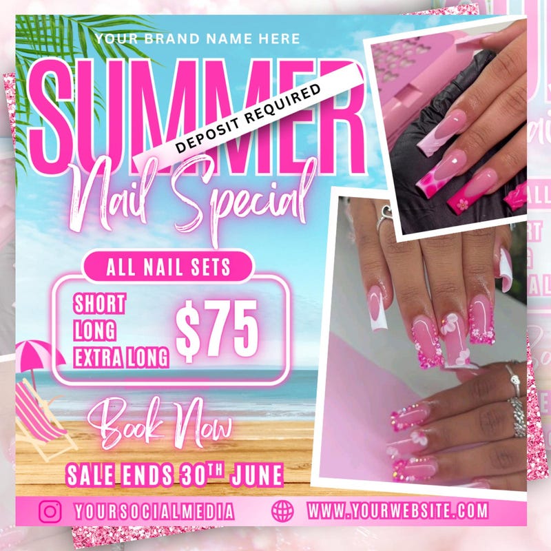 Summer Flyer Decal - Etsy