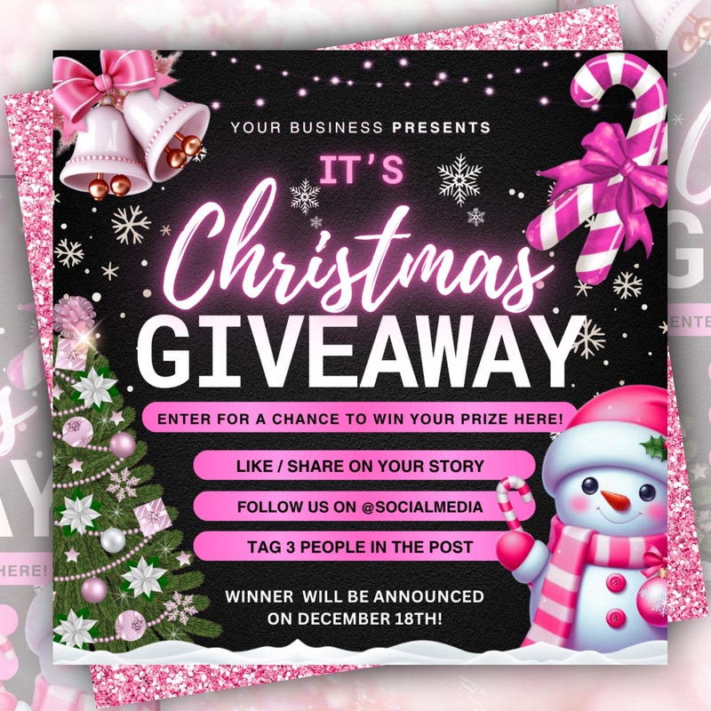 Christmas Sale Flyer Raffle - Etsy UK