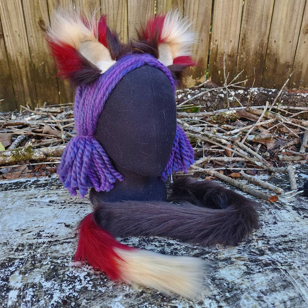 Cat Ears / Clip on Cat Ears / Fox Brown and Red / Cosplay Ears / Kitty ...