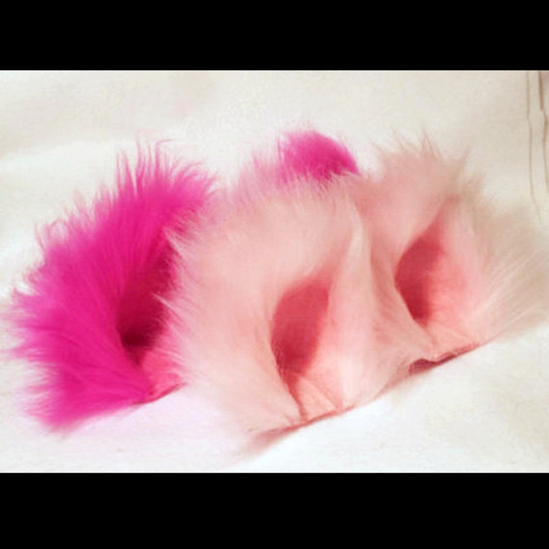 Fuzzy Clip on Kitty Ears: Hot Pink or Light Pink Cat Costume - Etsy