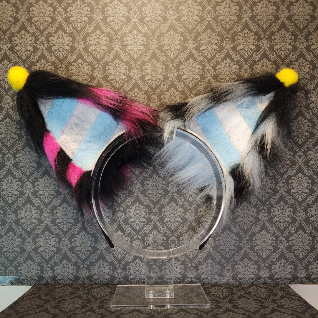 Hell Jester Cat Ears Headband Cosplay / Faux Cat Ears / Cat Cosplay ...