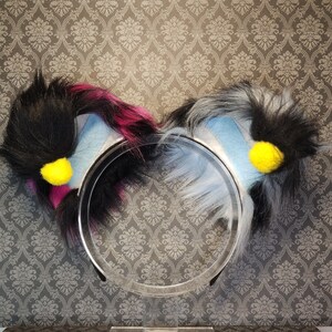 Hell Jester Cat Ears Headband Cosplay / Faux Cat Ears / Cat Cosplay ...