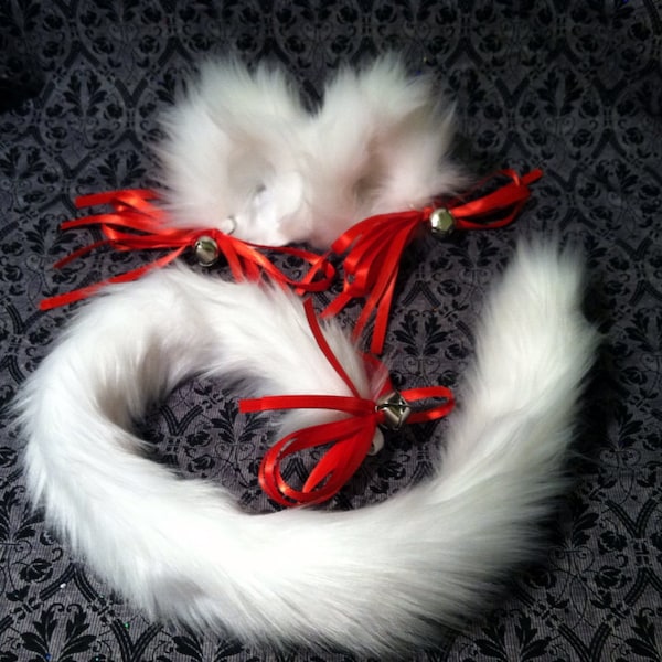 Cat Ears and Tail Set - Etsy