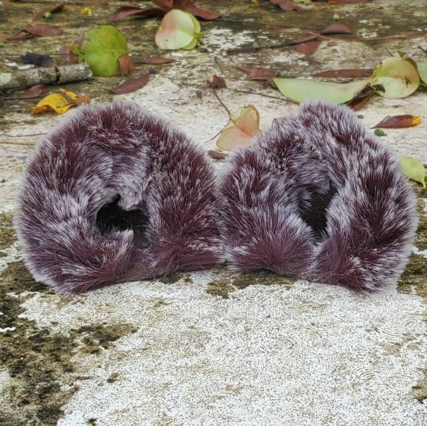 Teddy Bear Kitty Cat Ears Clip on / Barrettes / Brown Sugar / Costume ...