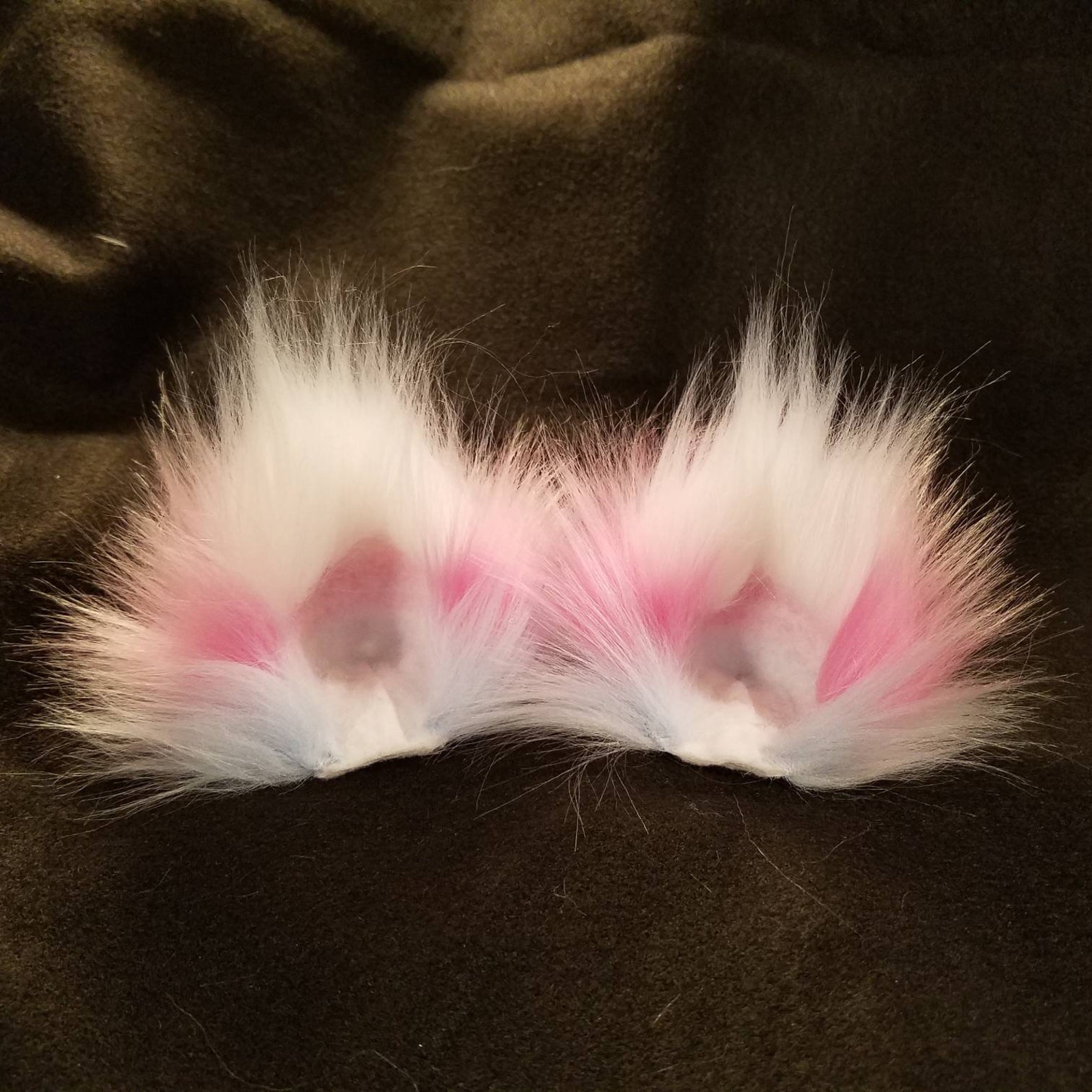 Trans Kitty Cat Ears Clip on / Barrettes / Transgender Pride / - Etsy