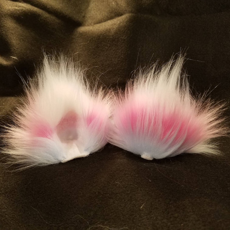 Trans Kitty Cat Ears Clip on / Barrettes / Transgender Pride / - Etsy