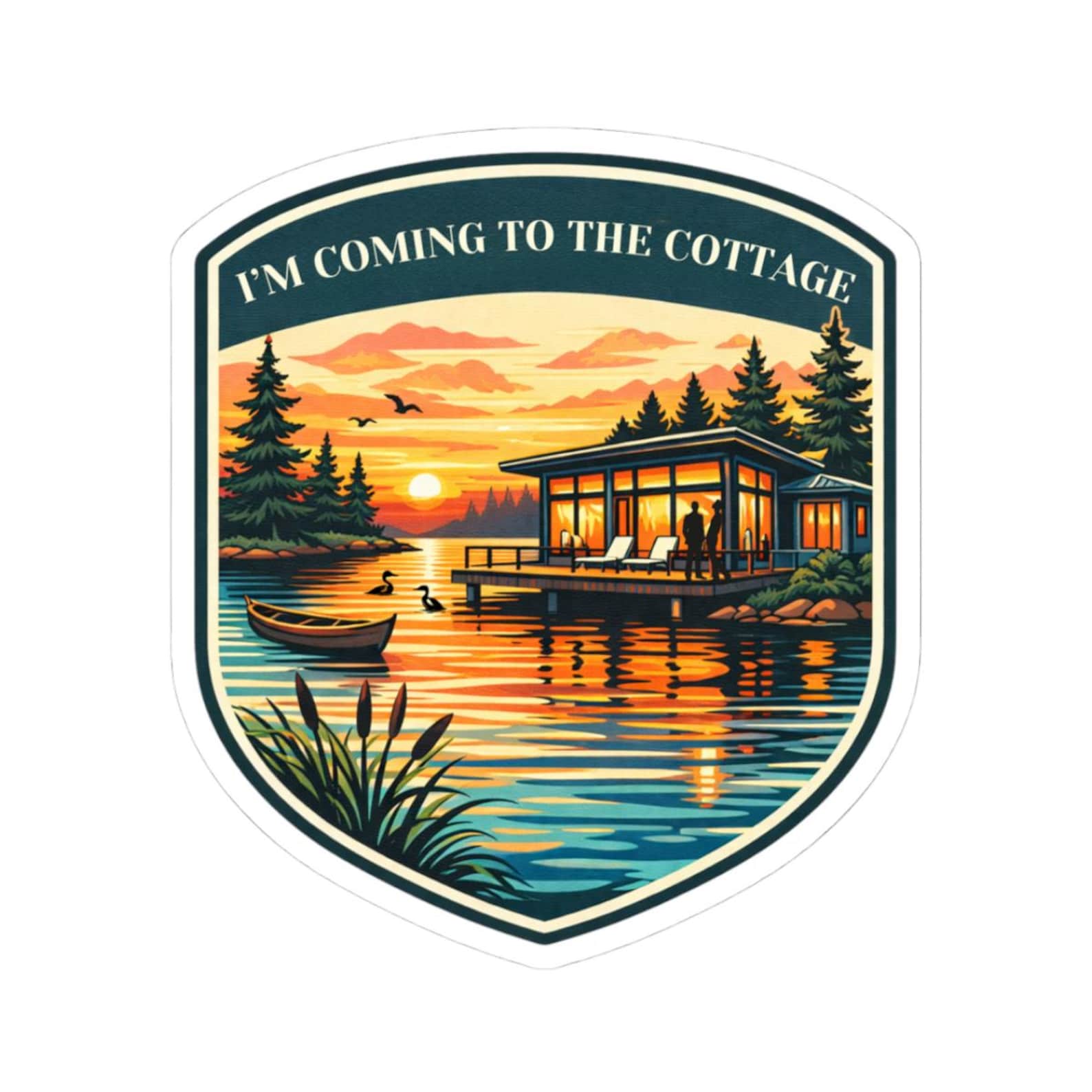 I'm Coming to the Cottage Sticker Heated Rivalry - Etsy
