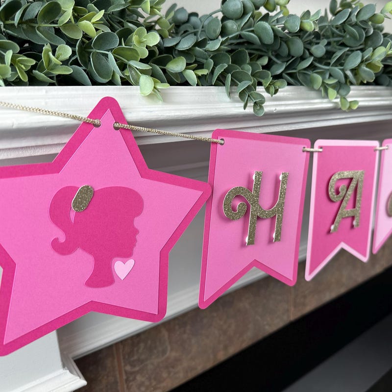 Barbie Banner - Etsy