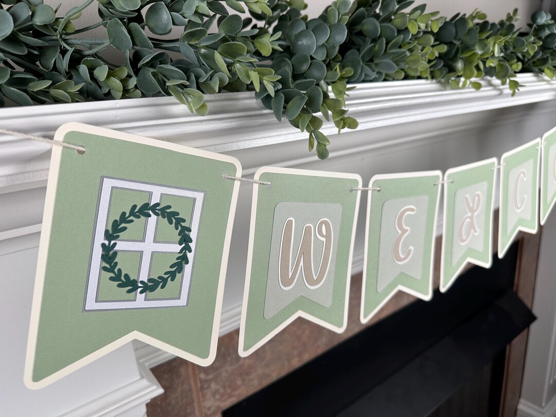 Farmhouse Welcome Banner, Farmhouse Decor - Etsy